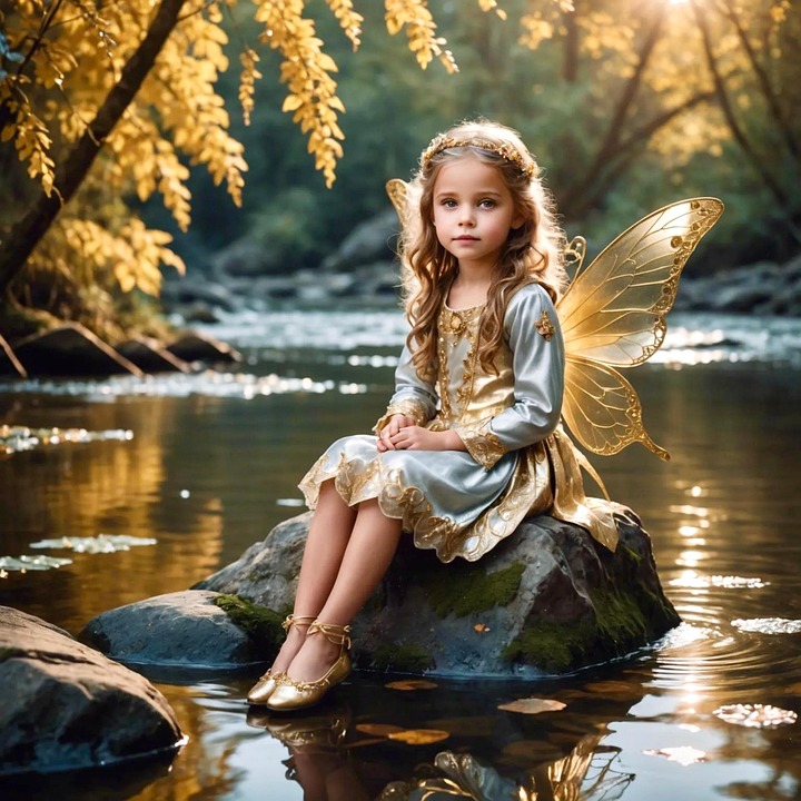 Download Ai Generated, Fairy, River. Royalty-Free Stock Illustration ...