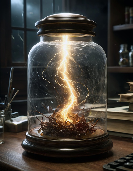 Download Ai Generated, Storm, Jar. Royalty-Free Stock Illustration ...