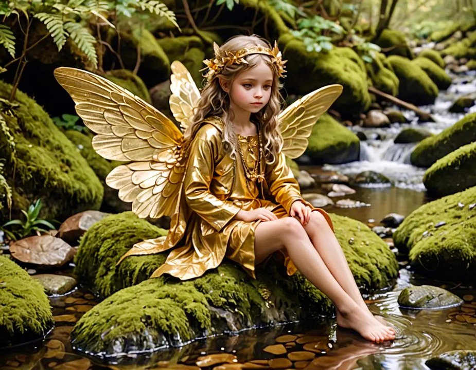 Download Ai Generated, Fairy, River. Royalty-Free Stock Illustration ...