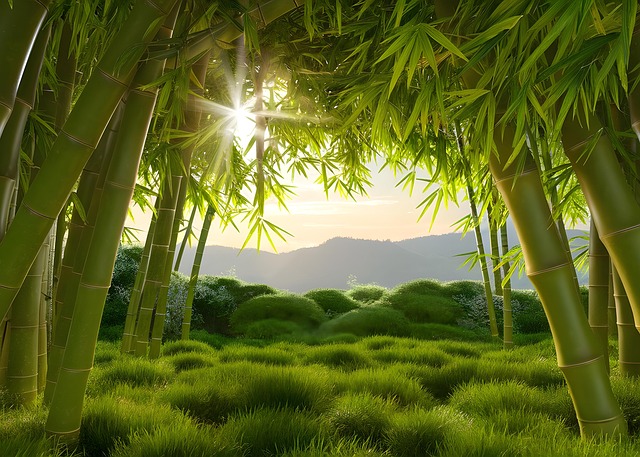 Download Ai Generated, Bamboo, Jungle. Royalty-Free Stock Illustration ...