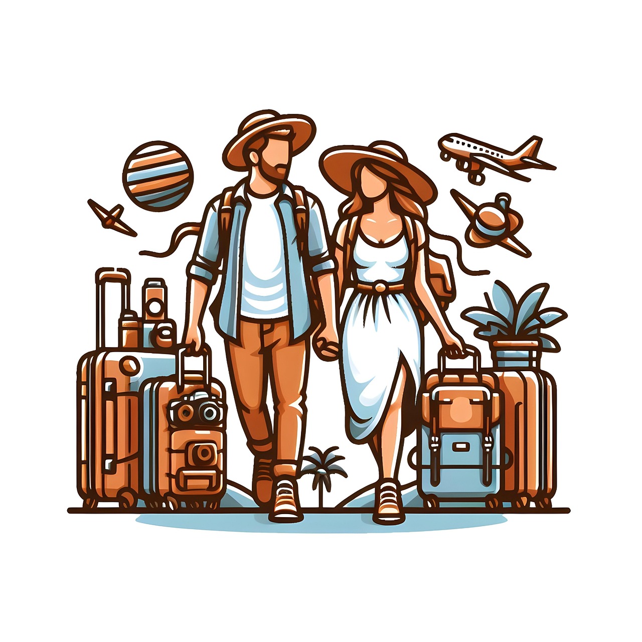 Ai Gerado Casal Viajar Por - Imagens grátis no Pixabay - Pixabay