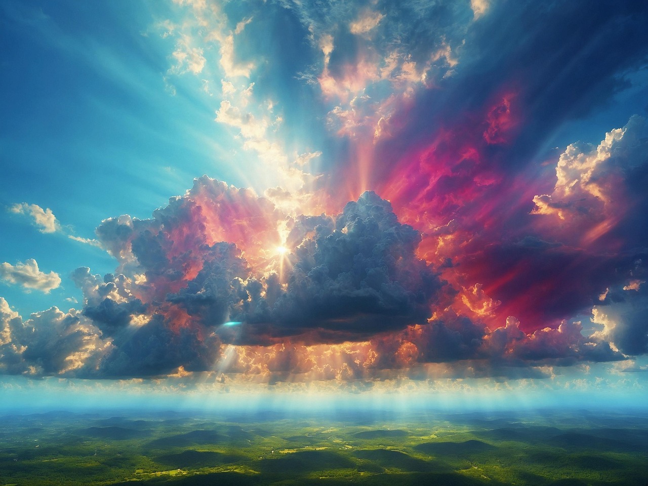 Download Ai Generated, Sky, Clouds. Royalty-Free Stock Illustration ...