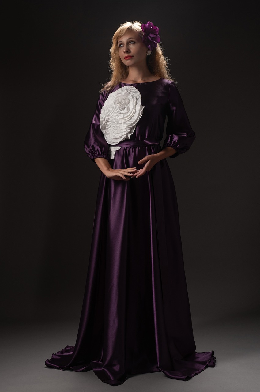 Woman Model Purple Dress Evening - Free photo on Pixabay