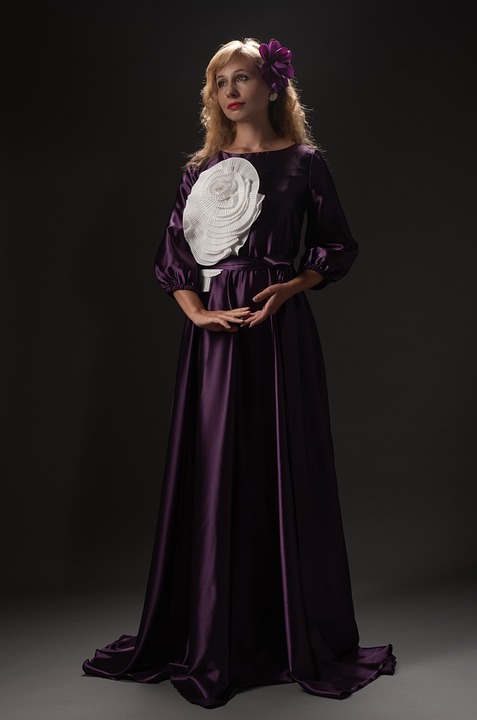 Woman Model Purple Dress Evening - Free photo on Pixabay