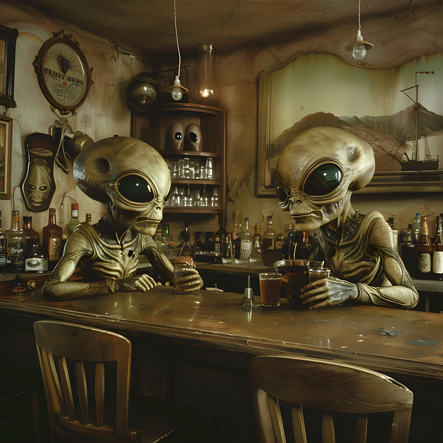 Download Ai Generated, Pub, Alien. Royalty-Free Stock Illustration ...