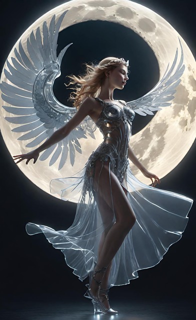 Ia Generada Ángel Mujer Luna - Imagen gratis en Pixabay - Pixabay