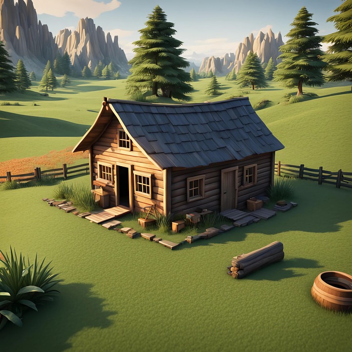 Download Ai Generated, Cabin, Home. Royalty-Free Stock Illustration ...
