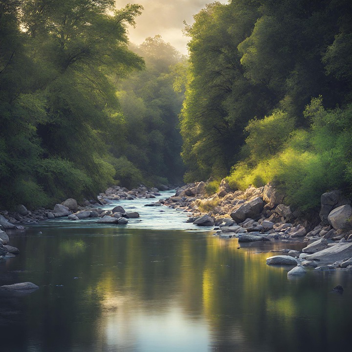 Download So Calm And Relaxing View, Relaxing River, Relaxing River ...