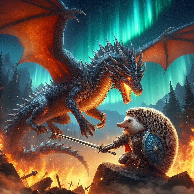 Download Ai Generated, Dragon, Hedgehog. Royalty-Free Stock ...