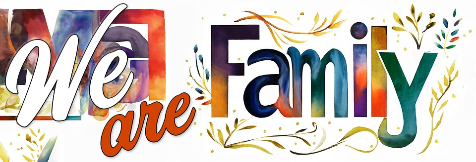 Download We Are Family, Sign, Banner. Royalty-Free Stock Illustration ...