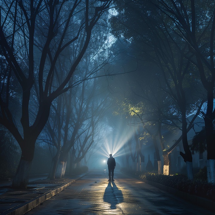 Download Ai Generated, Darkness, Man. Royalty-Free Stock Illustration ...
