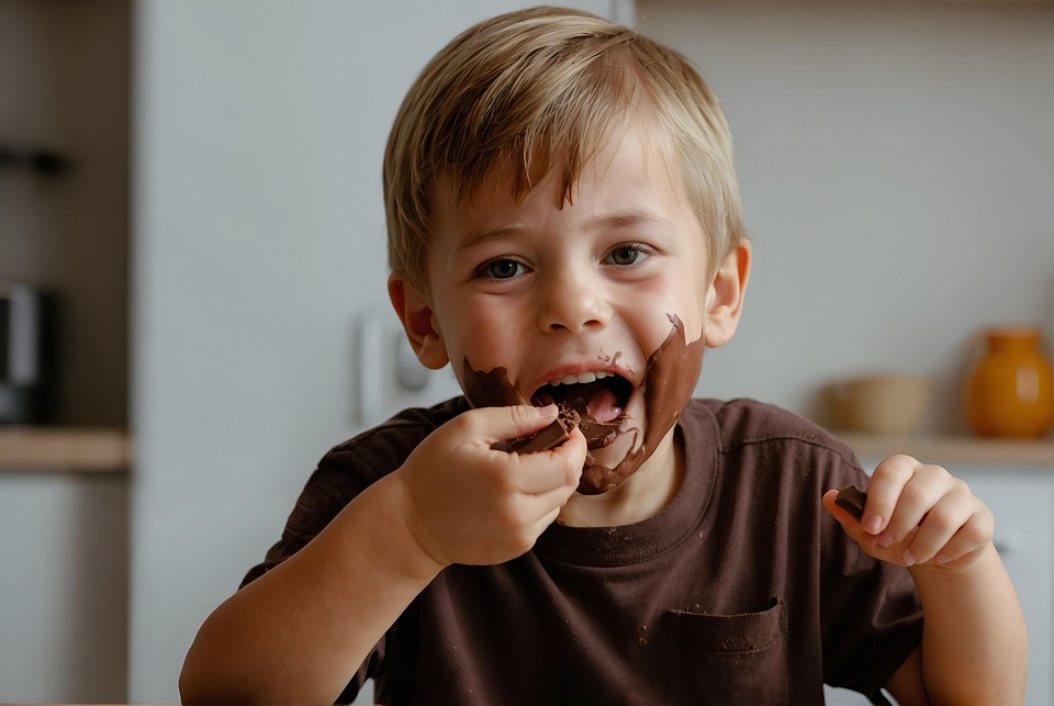 Download Child, Boy, Chocolate. Royalty-Free Stock Illustration Image ...