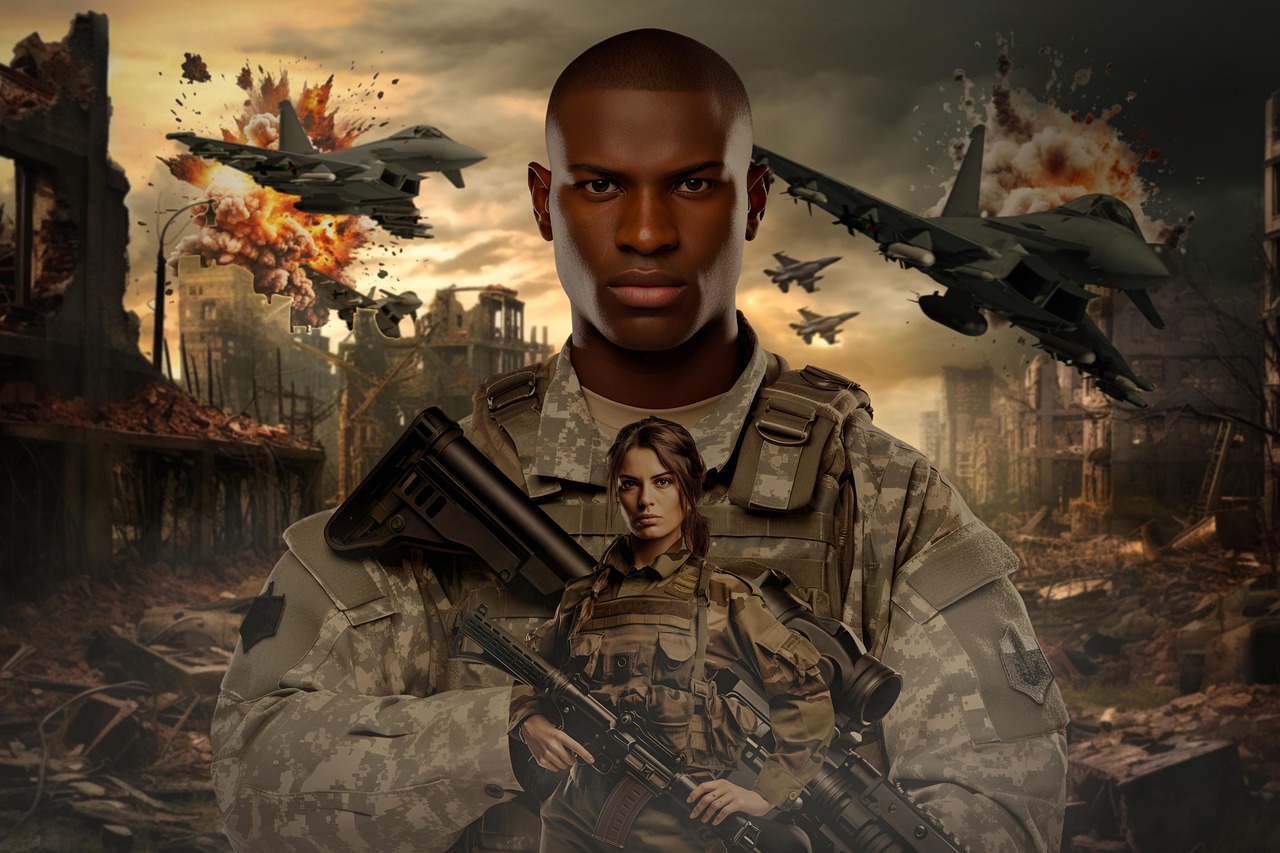 Download Soldier, Male Soldier, Female Soldier. Royalty-Free Stock ...