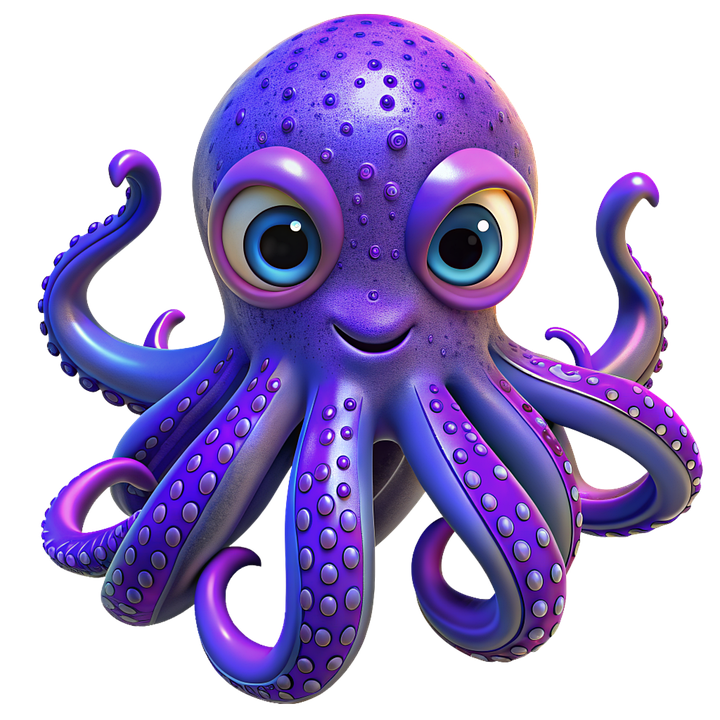 Download Octopus, Purple, Animal. Royalty-Free Stock Illustration Image ...