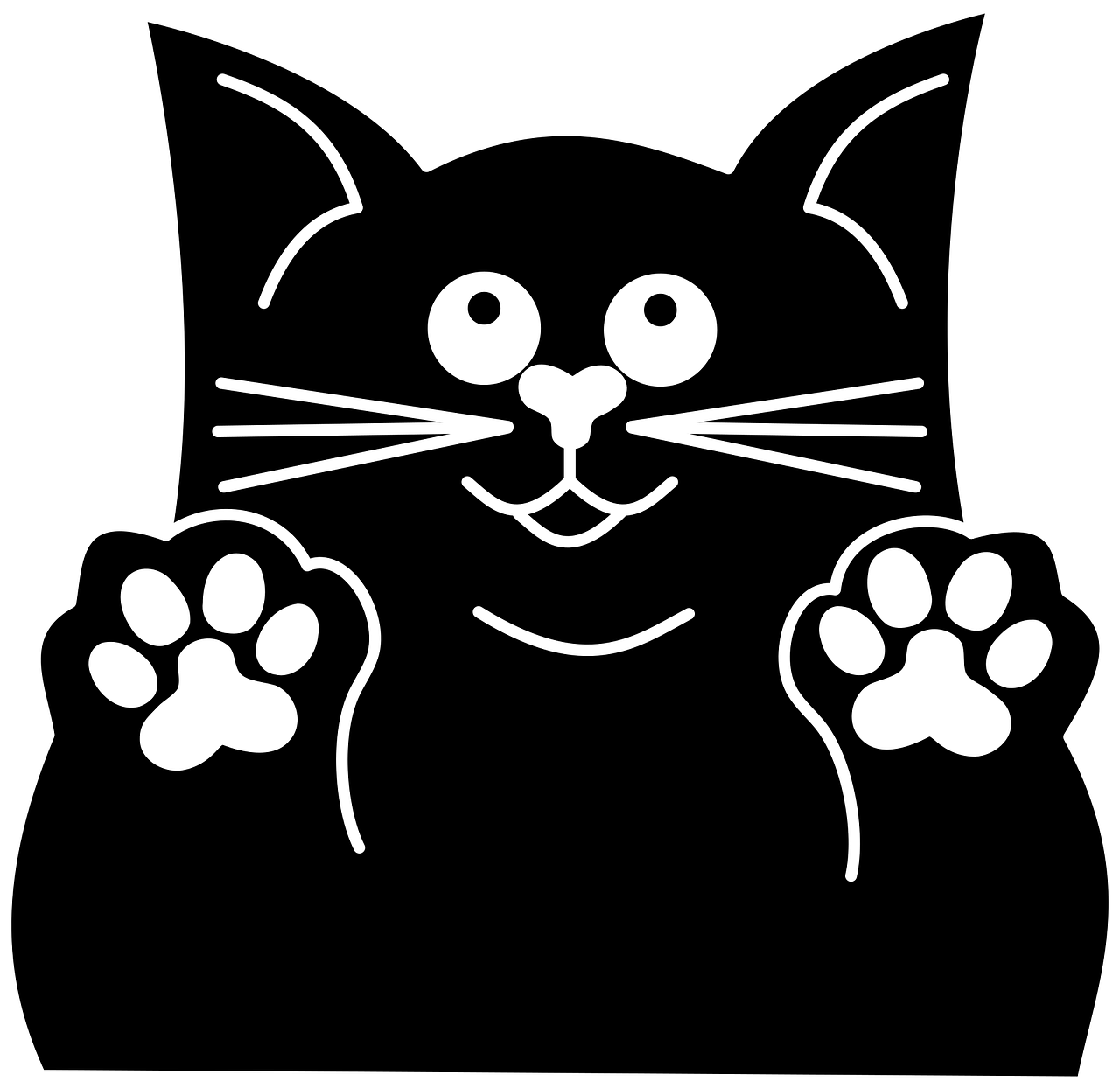 Download Grey Cat, Cat, Kitten. Royalty-Free Vector Graphic - Pixabay
