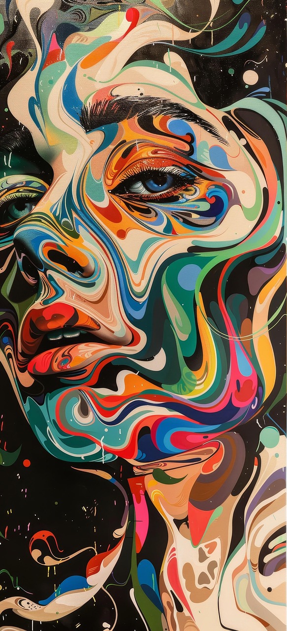 Download Ai Generated, Face, Abstract. Royalty-Free Stock Illustration ...