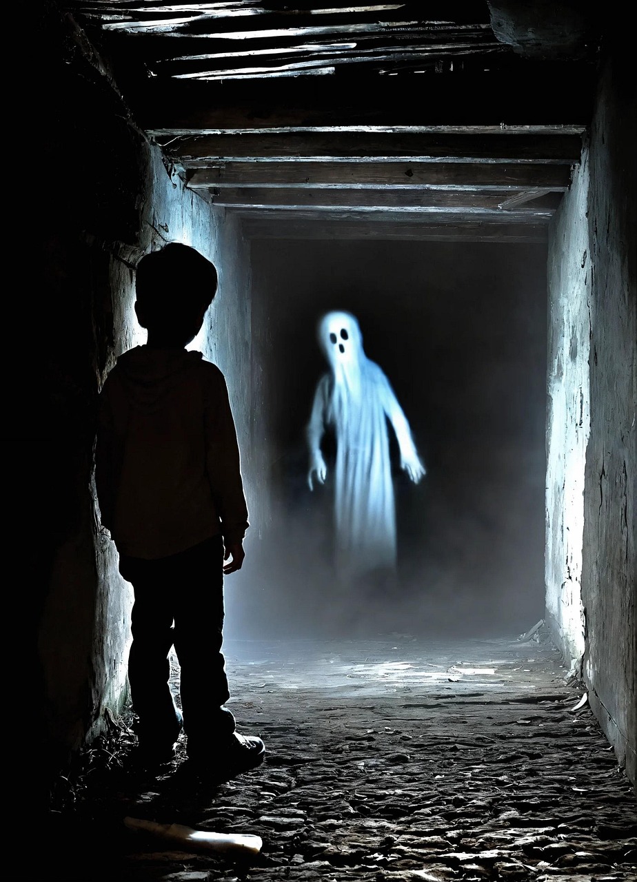 Download Terror, Ghost, Kid. Royalty-Free Stock Illustration Image ...