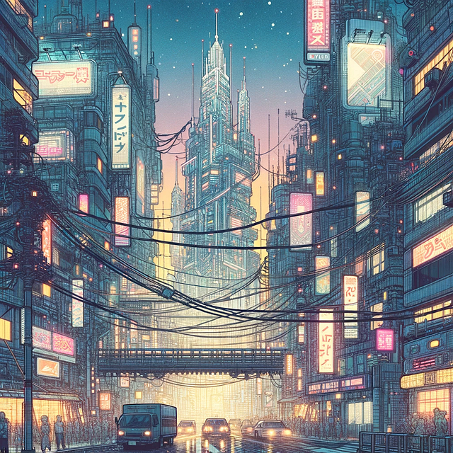 Download Ai Generated, City, Cyberpunk. Royalty-Free Stock Illustration ...