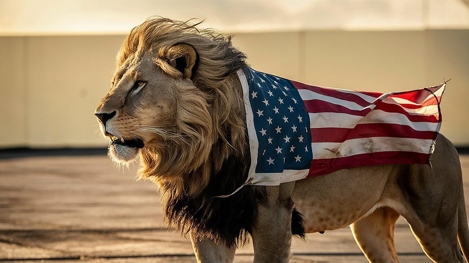 Download Lion, Animal, Usa. Royalty-Free Stock Illustration Image - Pixabay