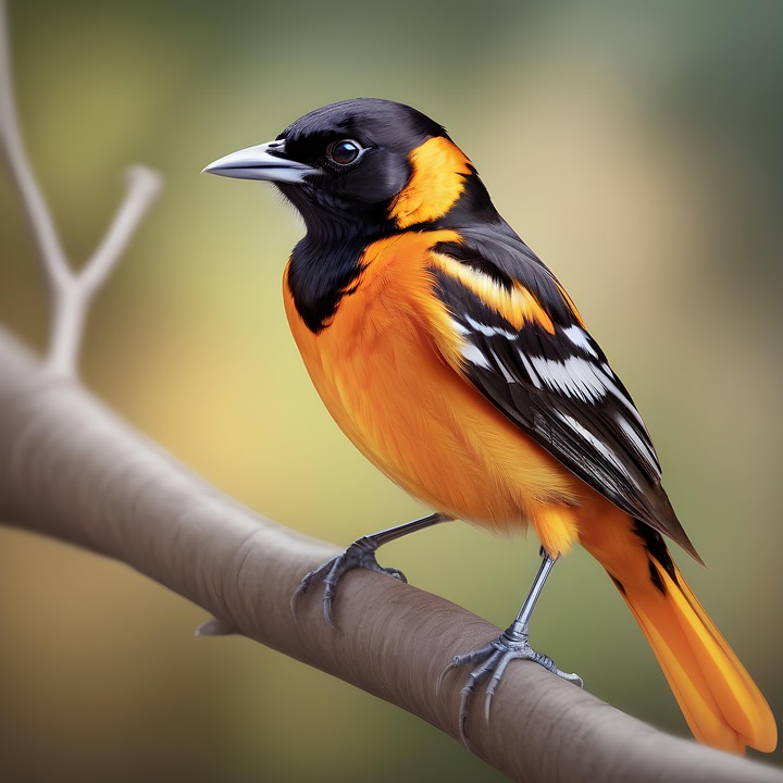 Download Bird, Baltimore Oriole, Ornithology. Royalty-Free Stock ...