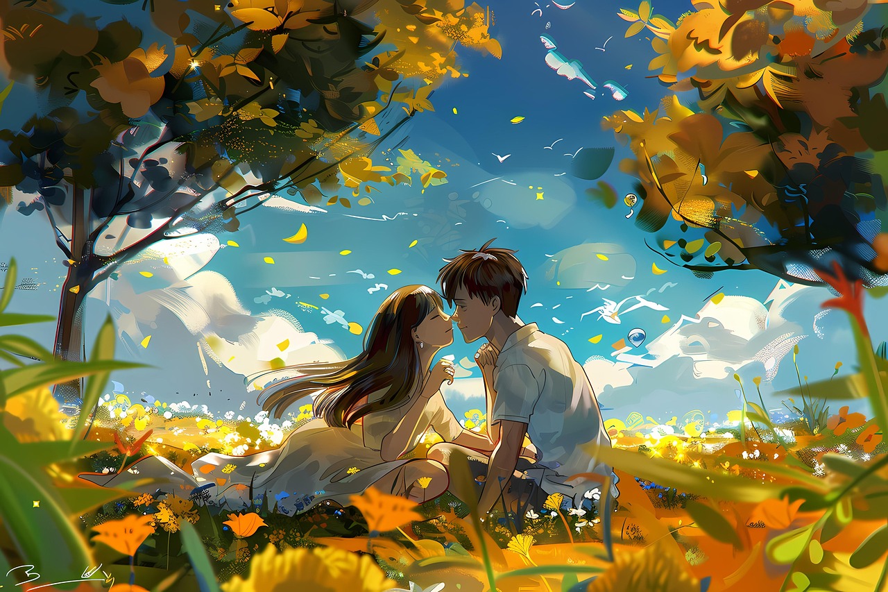 Download Ai Generated, Couple, Love. Royalty-Free Stock Illustration ...