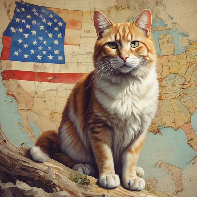Download United States, Cat, Animal. Royalty-Free Stock Illustration ...