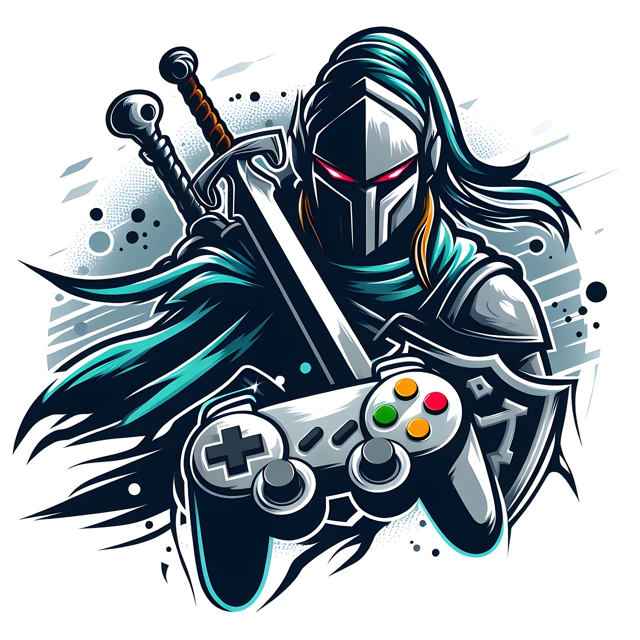 Download Ai Generated, Gaming, Logo. Royalty-Free Stock Illustration ...