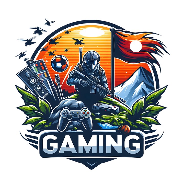 Download Ai Generated, Gaming, Logo. Royalty-Free Stock Illustration ...