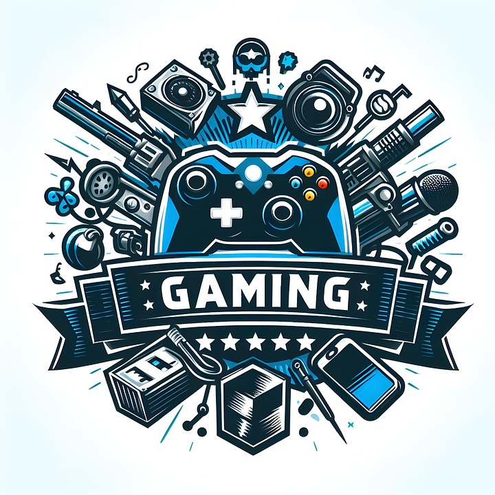Download Gaming, Logo, Technology. Royalty-Free Stock Illustration ...