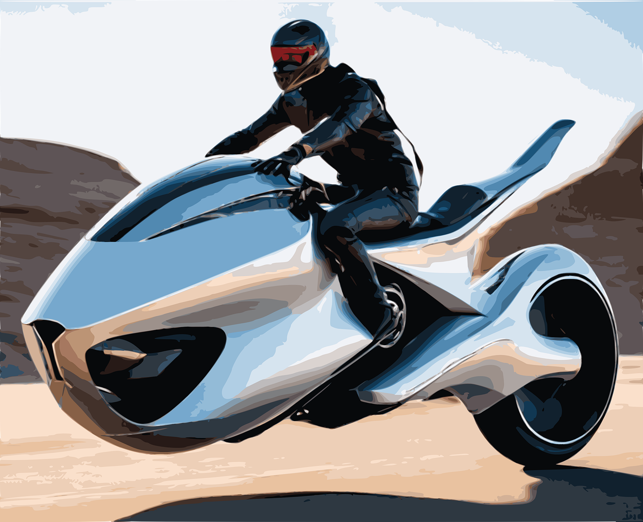 Download Airbike, Flying Motorcycle, Speed. Royalty-Free Stock ...