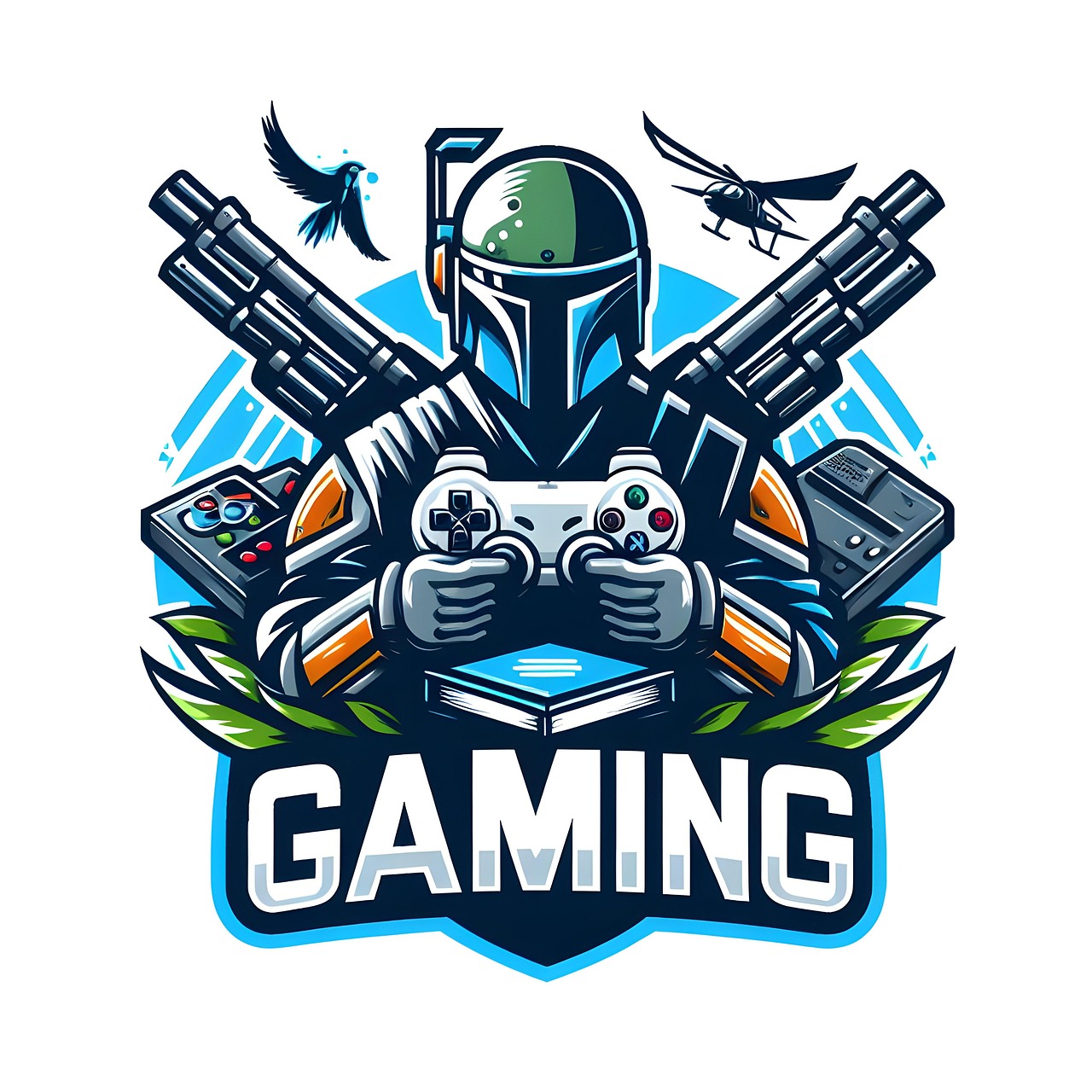 Download Logo, Gaming, Technology. Royalty-Free Stock Illustration ...