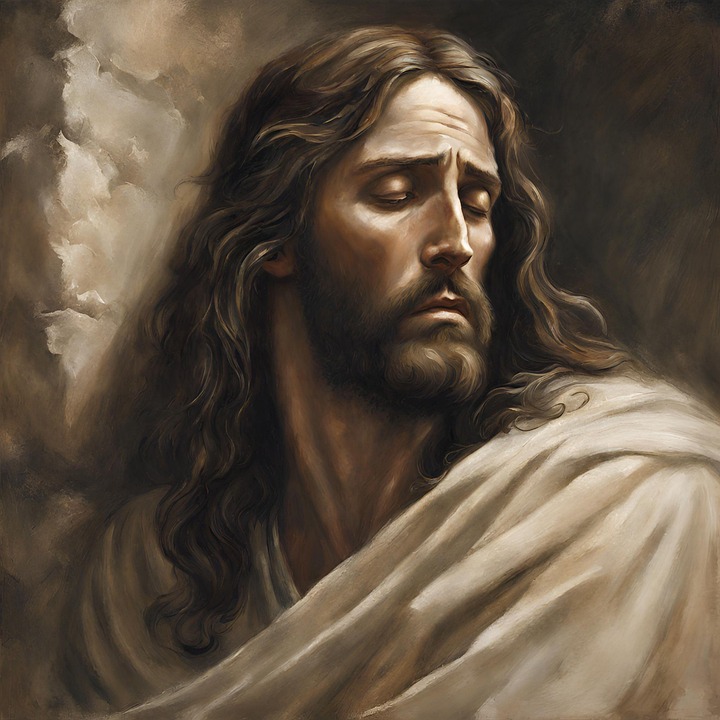 Download Jesus, Christ, Sorrow. Royalty-Free Stock Illustration Image ...