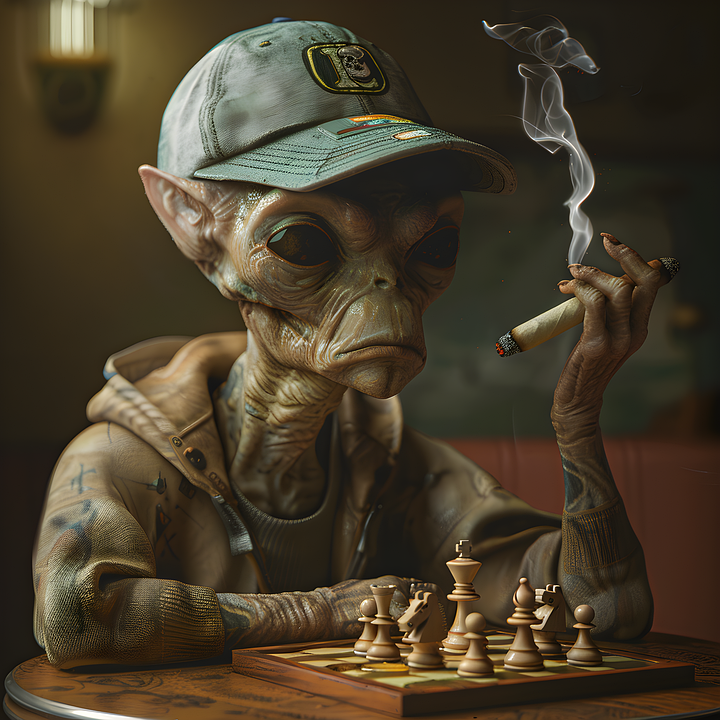 Download Ai Generated, Alien, Chess. Royalty-Free Stock Illustration ...