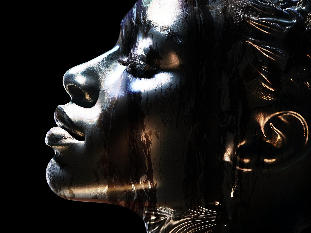 Download Face, Woman, Metal. Royalty-Free Stock Illustration Image ...