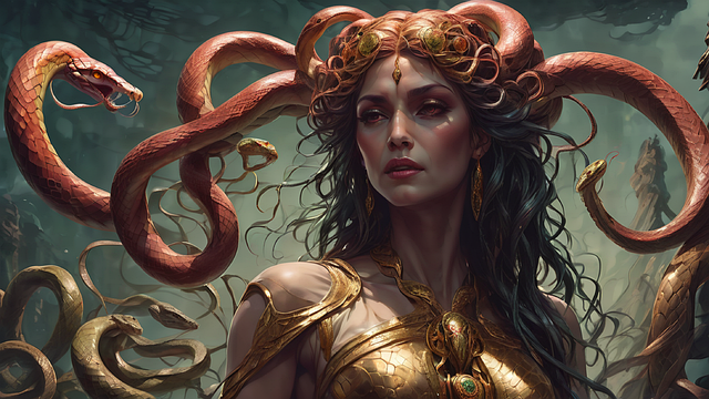 Download Medusa, Mythology, Fantasy. Royalty-Free Stock Illustration ...