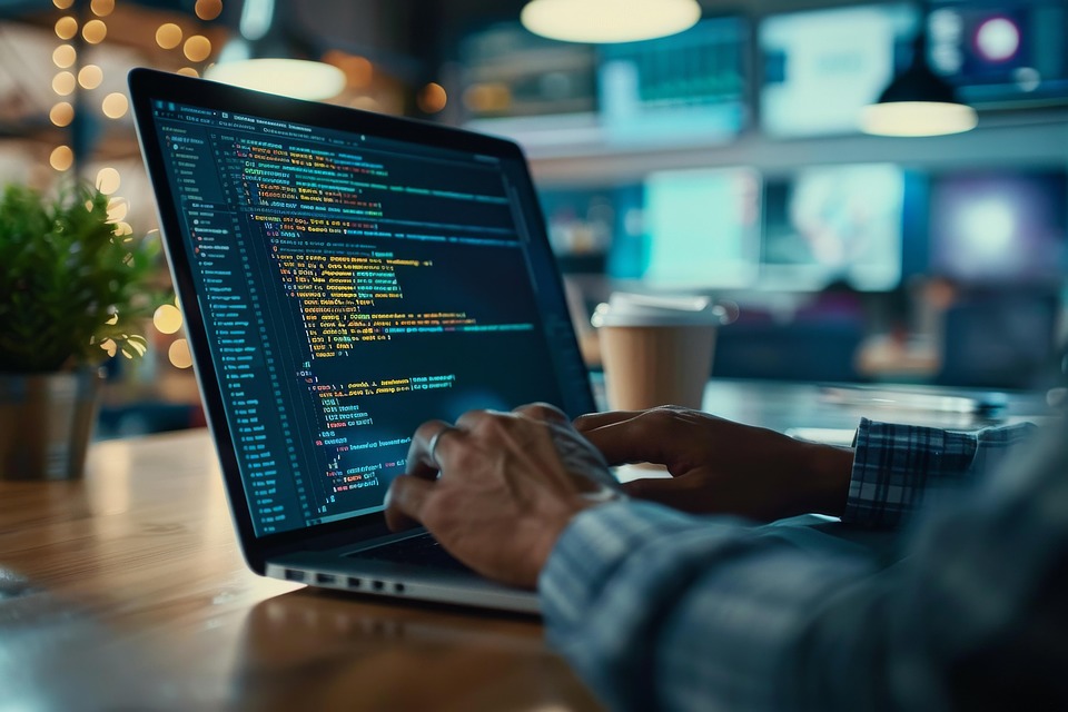 Download Laptop, Programmer, Business Man. Royalty-Free Stock ...
