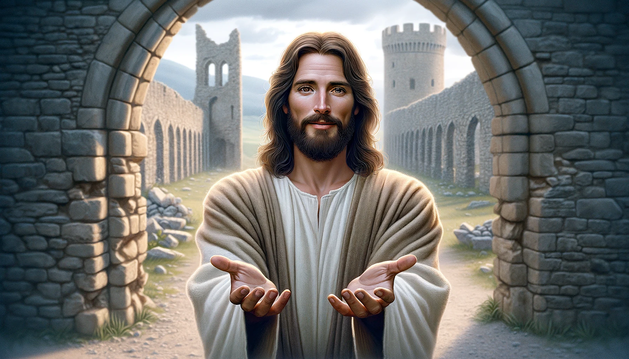 Download Jesus, Compassion, Castle Ruins. Royalty-Free Stock ...