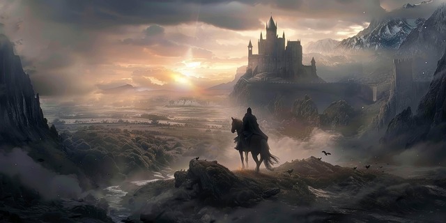 Download Ai Generated, Knight, Landscape. Royalty-Free Stock ...