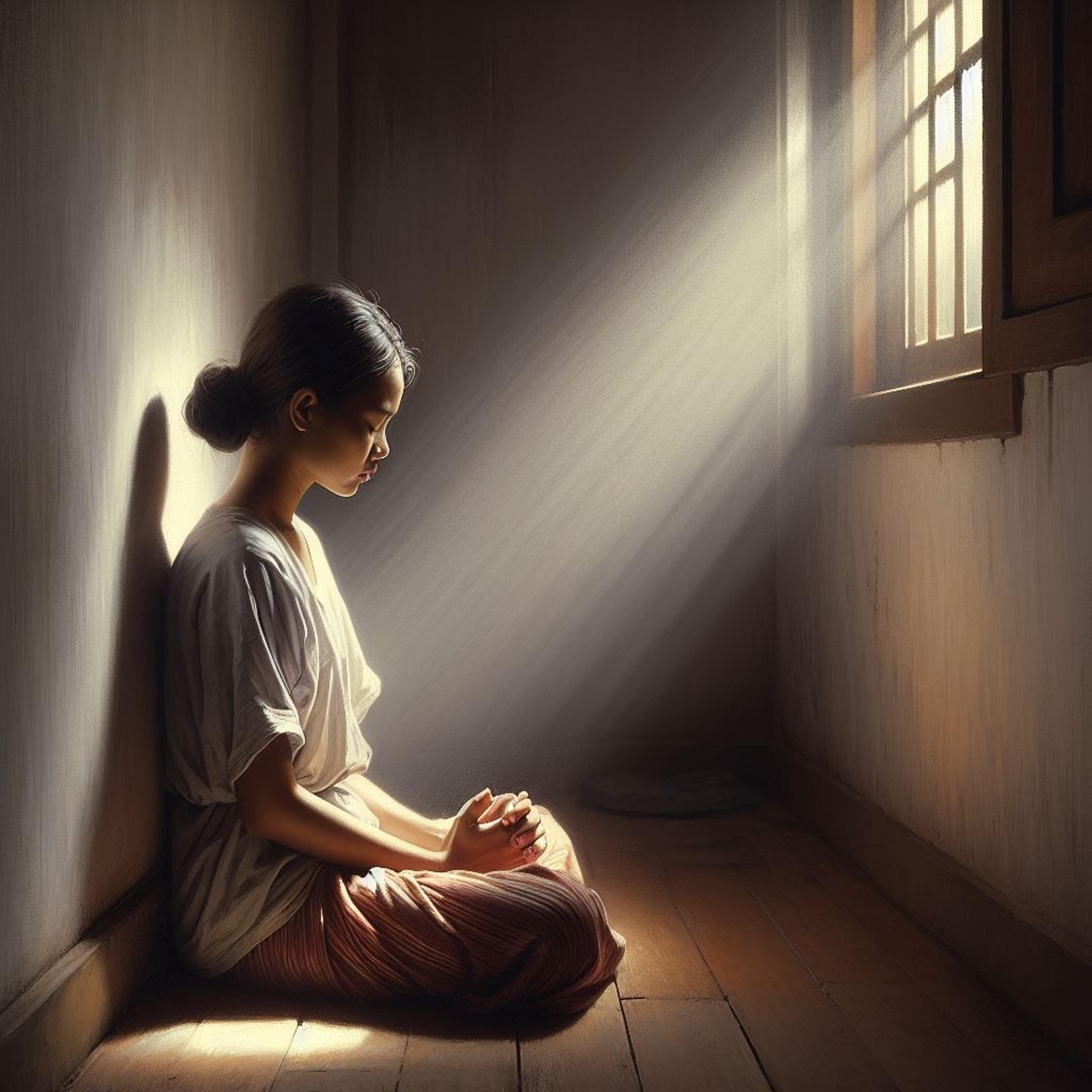 Download Ai Generated, Praying, Prayer. Royalty-Free Stock Illustration ...