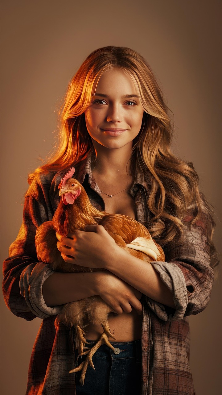 Woman Chicken Happy - Free photo on Pixabay - Pixabay