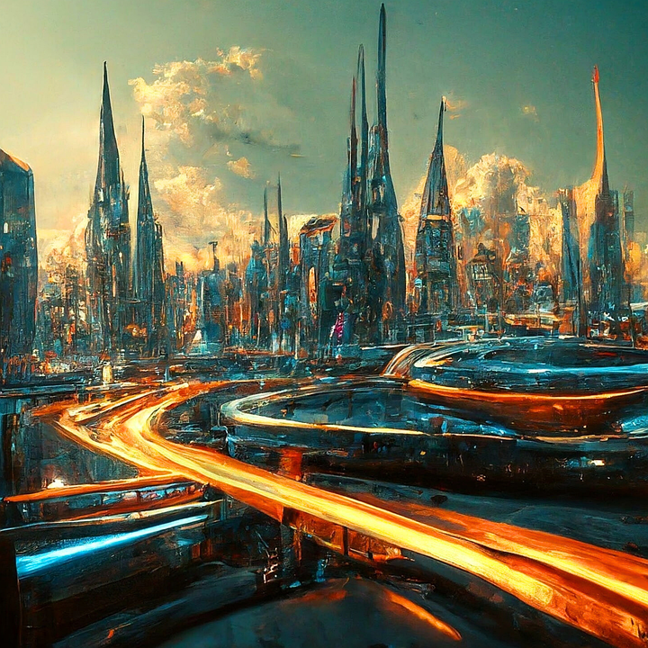 Download Abstract World, Future World, Abstract City. Royalty-Free ...