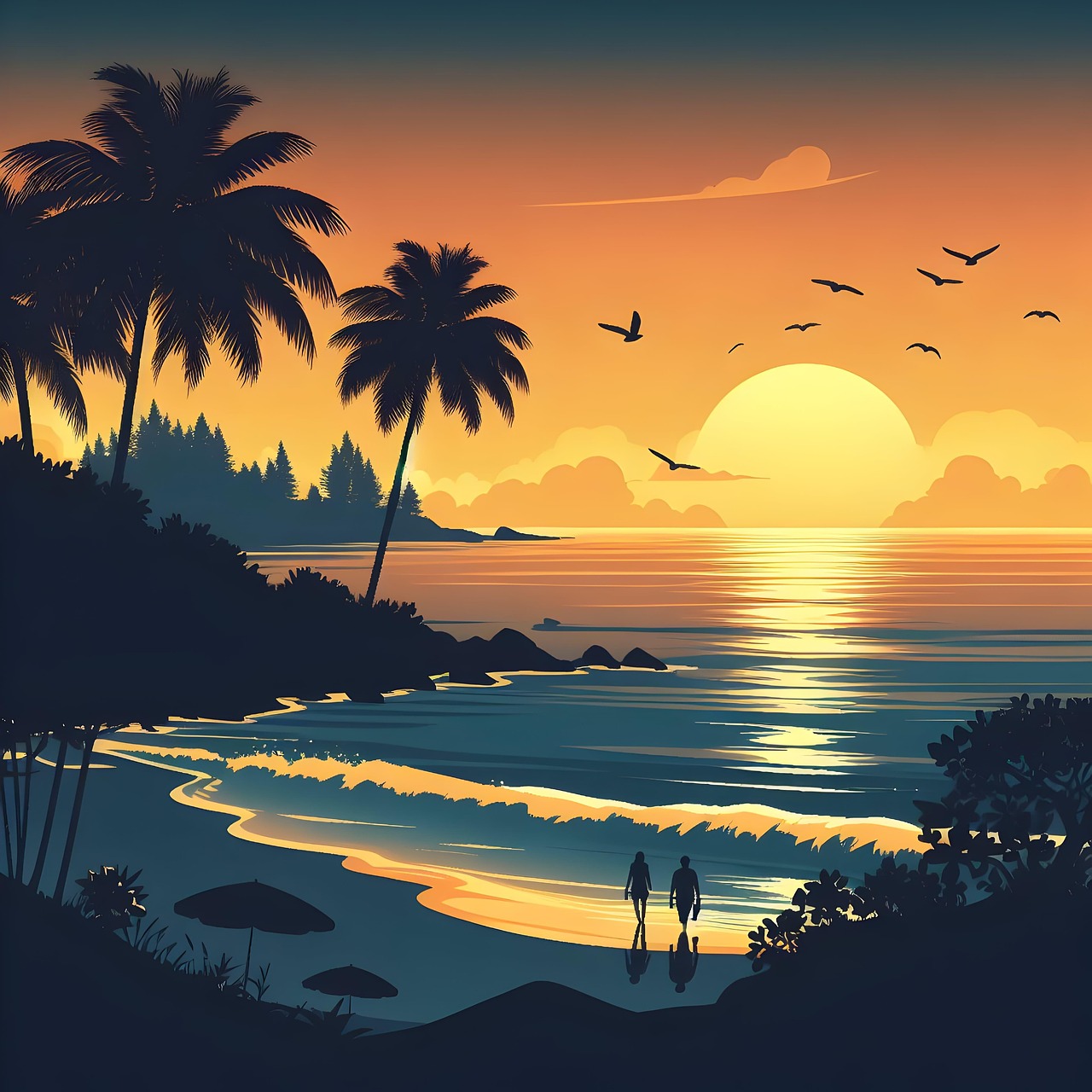 Download Ai Generated, Beach, Island. Royalty-Free Stock Illustration ...