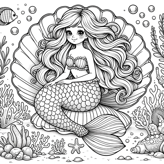 Download Mermaid, Fantasy, Sea. Royalty-Free Stock Illustration Image ...