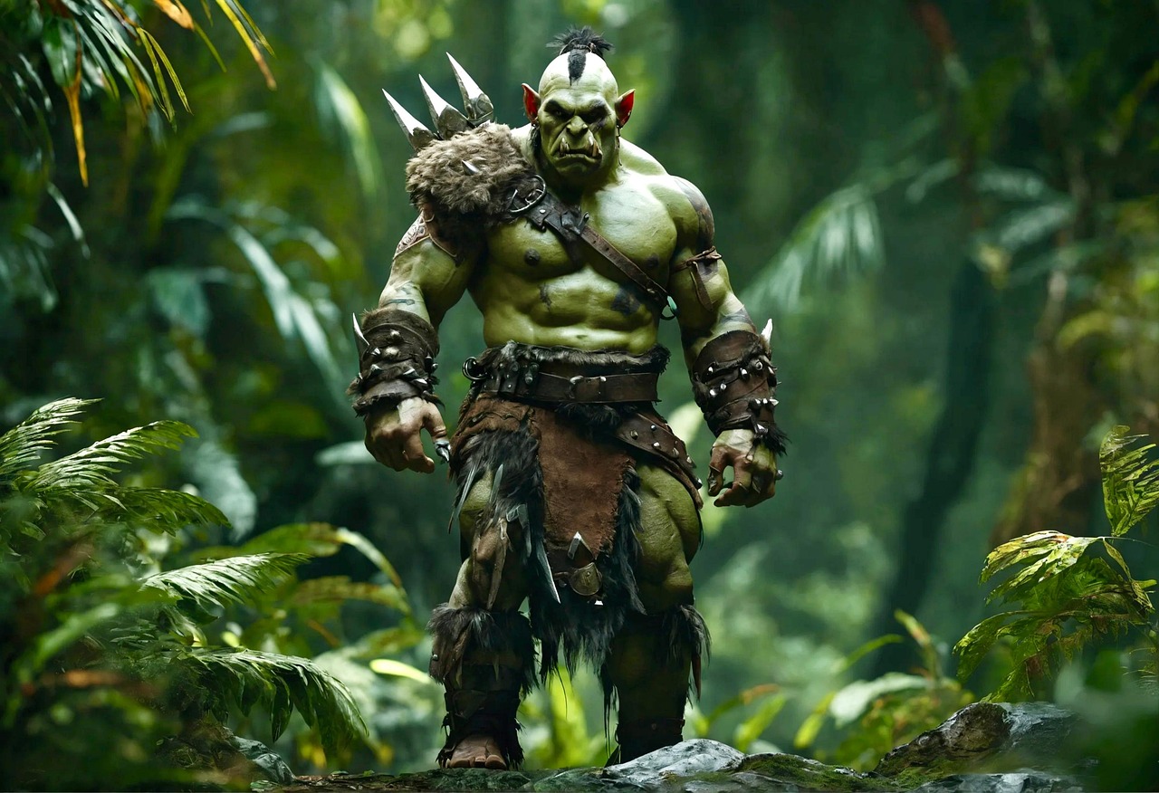 Download Ai Generated, Orc, Warrior. Royalty-Free Stock Illustration ...