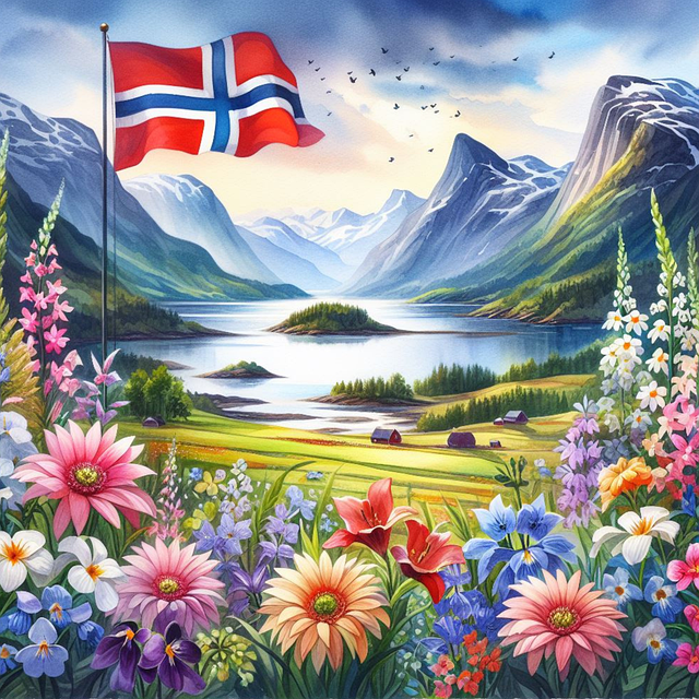 Download Norway, Norwegian Nature, Norwegian 17 May. Royalty-Free Stock ...