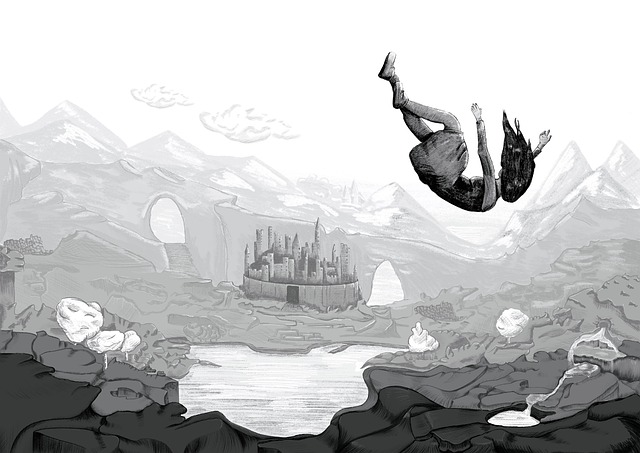 Download Girl, Falling, Art. Royalty-Free Stock Illustration Image ...