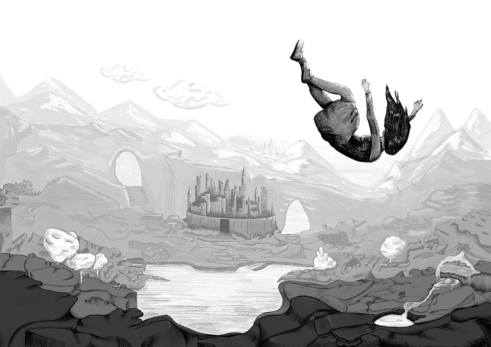 Download Girl, Falling, Art. Royalty-Free Stock Illustration Image ...