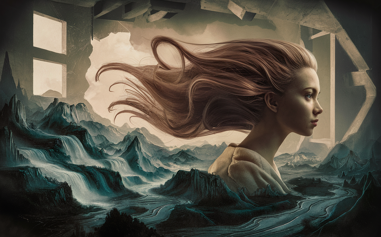 Download Woman, Appeasement, Serenity. Royalty-Free Stock Illustration ...