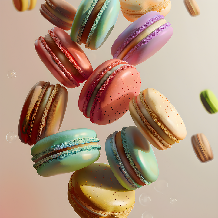 Download Macaroons, Sweet-Shop, Food. Royalty-Free Stock Illustration ...