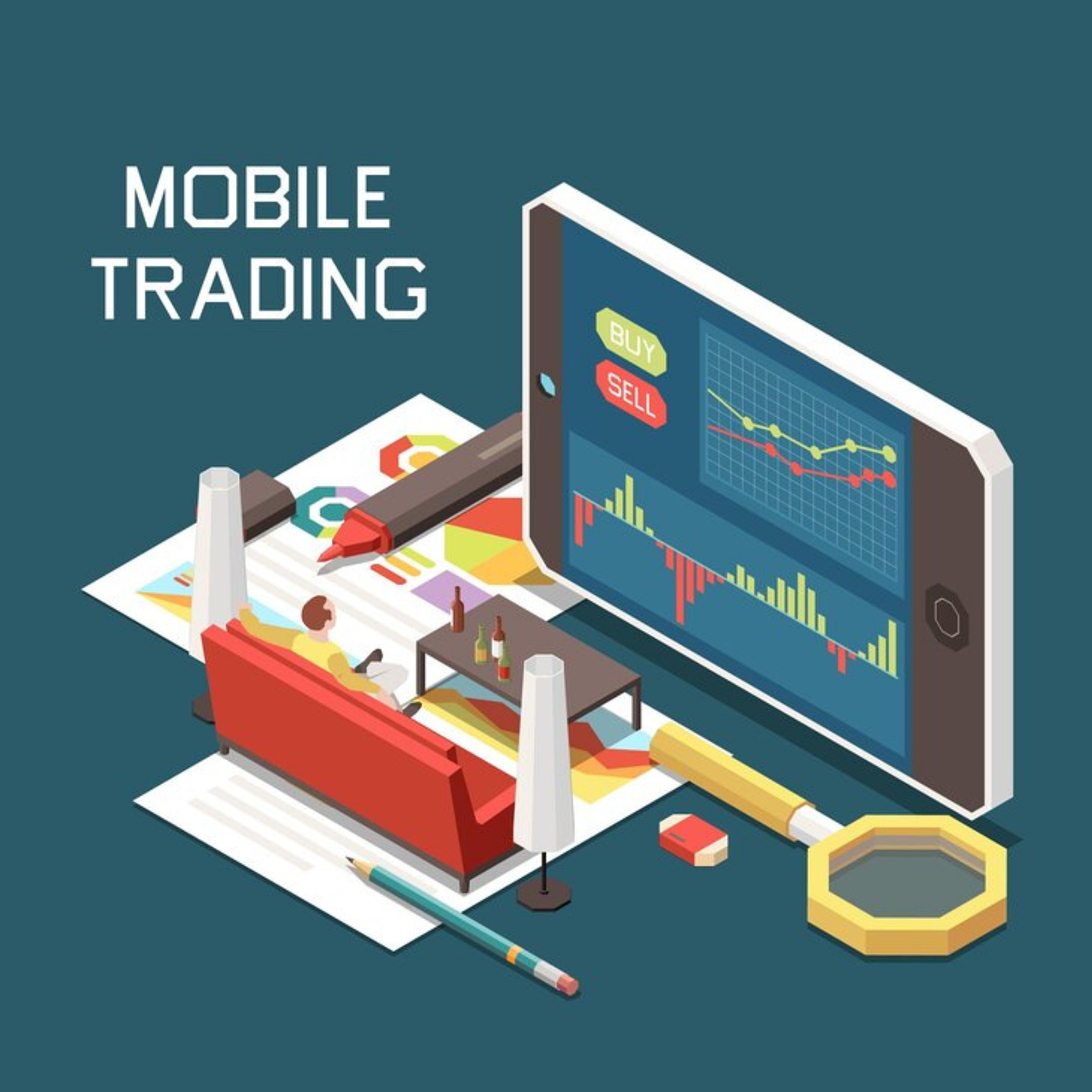 Comercio Móvil Trading Forex Bolsa - Imagen gratis en Pixabay - Pixabay